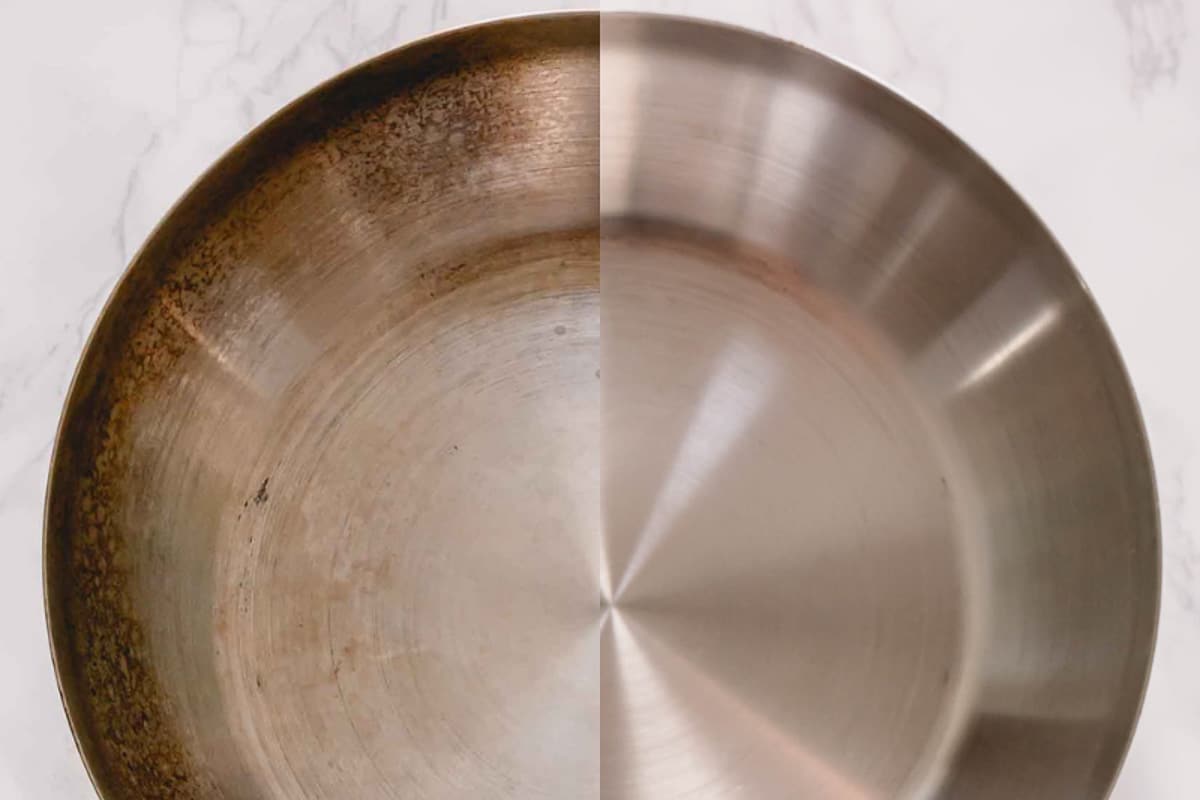 How to Clean Stainless Steel Pans - Busy Cooks