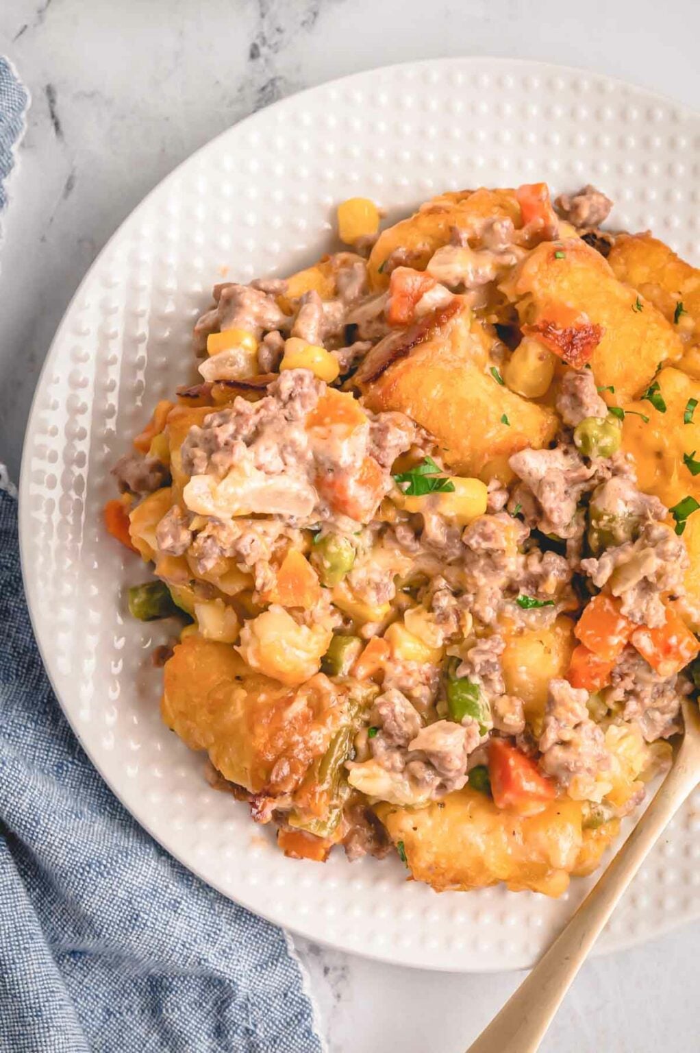 Easy Tater Tot Hot Dish Recipe - Busy Cooks
