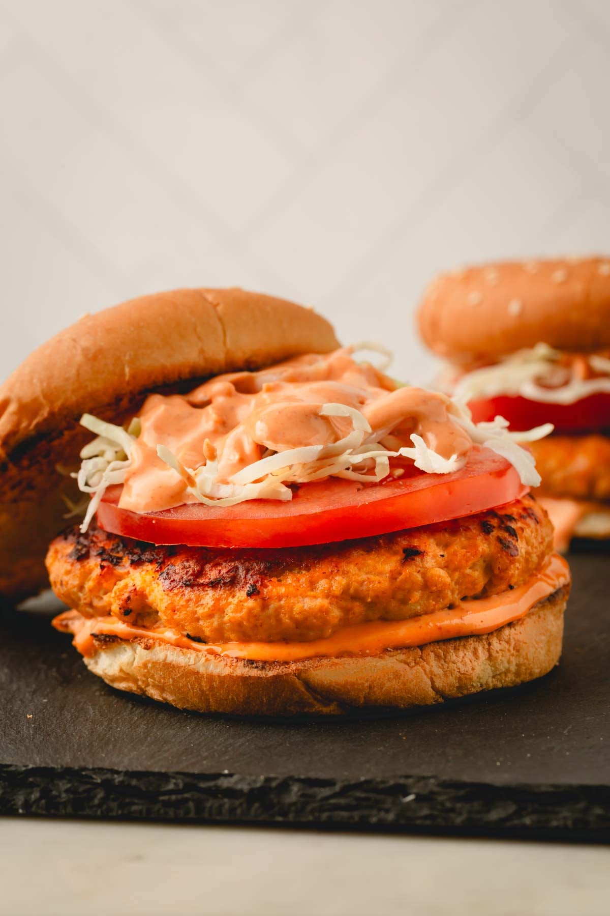 Spicy Chicken Burger - Busy Cooks