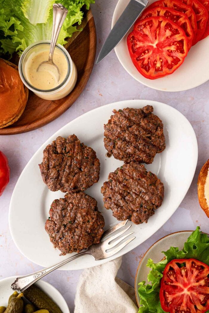 Bison Burgers Recipe - Busy Cooks